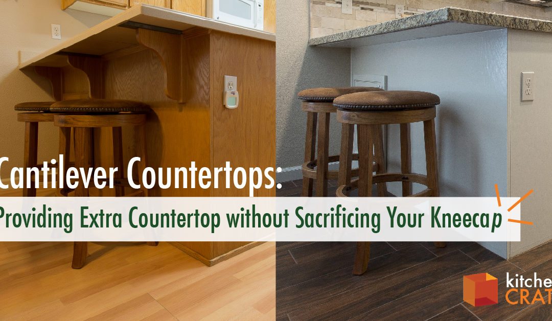 Cantilevering Granite Counters - kitchen & bath CRATE