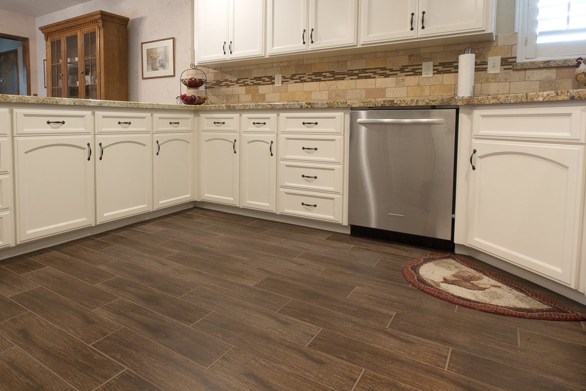 Design Trend: Wood Plank Tile Flooring - kitchen & bath CRATE